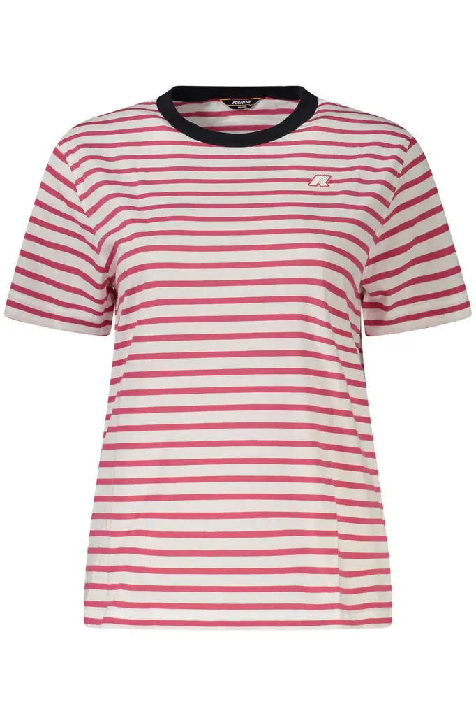 K-Way Muška majica K2122Vwemelistripes_Rsan6, Roze-Bela