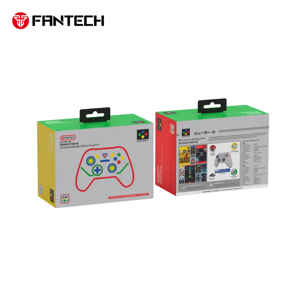 Fantech Bežični Joypad WGP13S shooter III Super Maxfit, Sivi