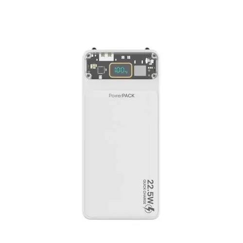 Prenosiva baterija Fantech T1, 10000mAh QC, PD, 22.5W, Beli