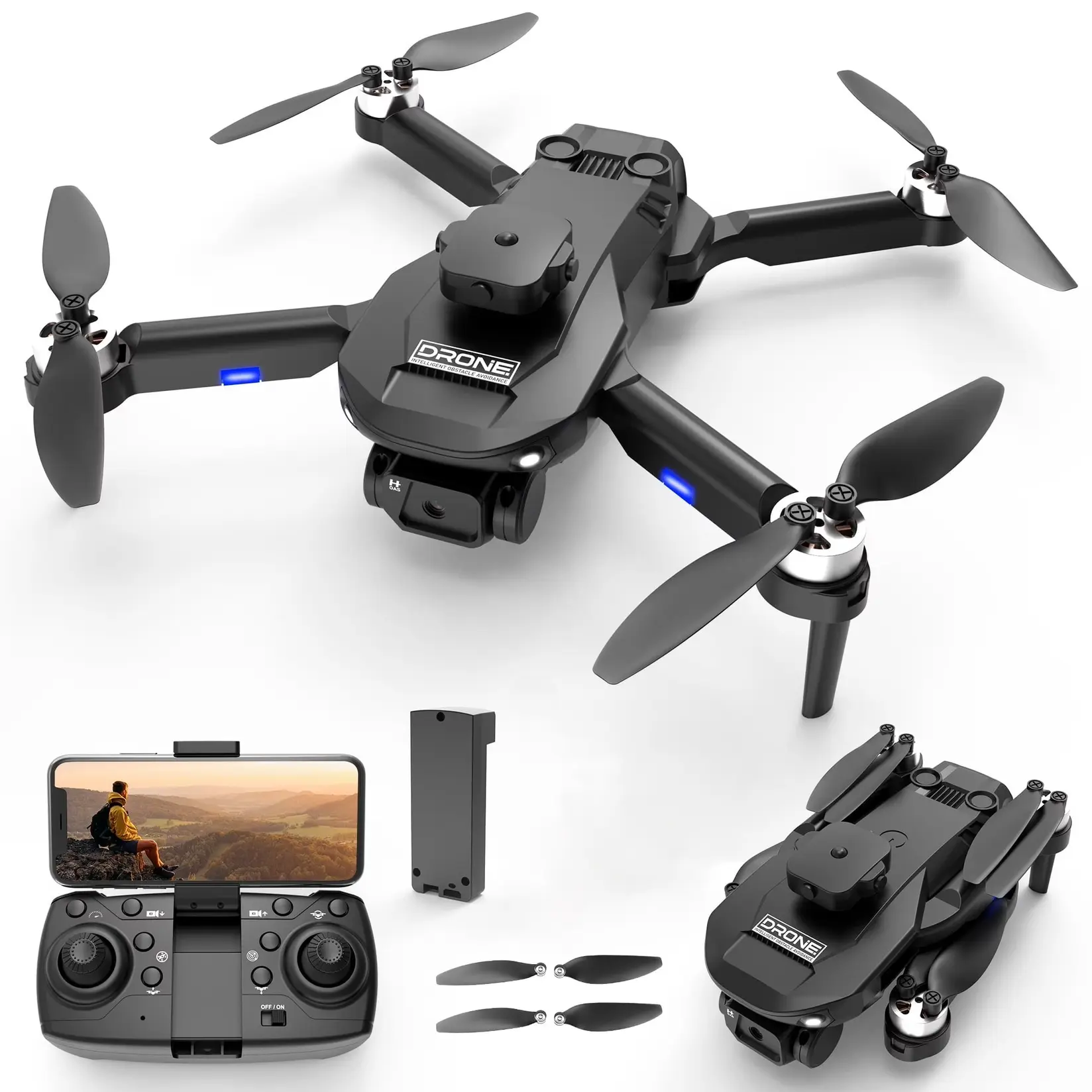 Dron sa Dvostrukom Kamerom 6K