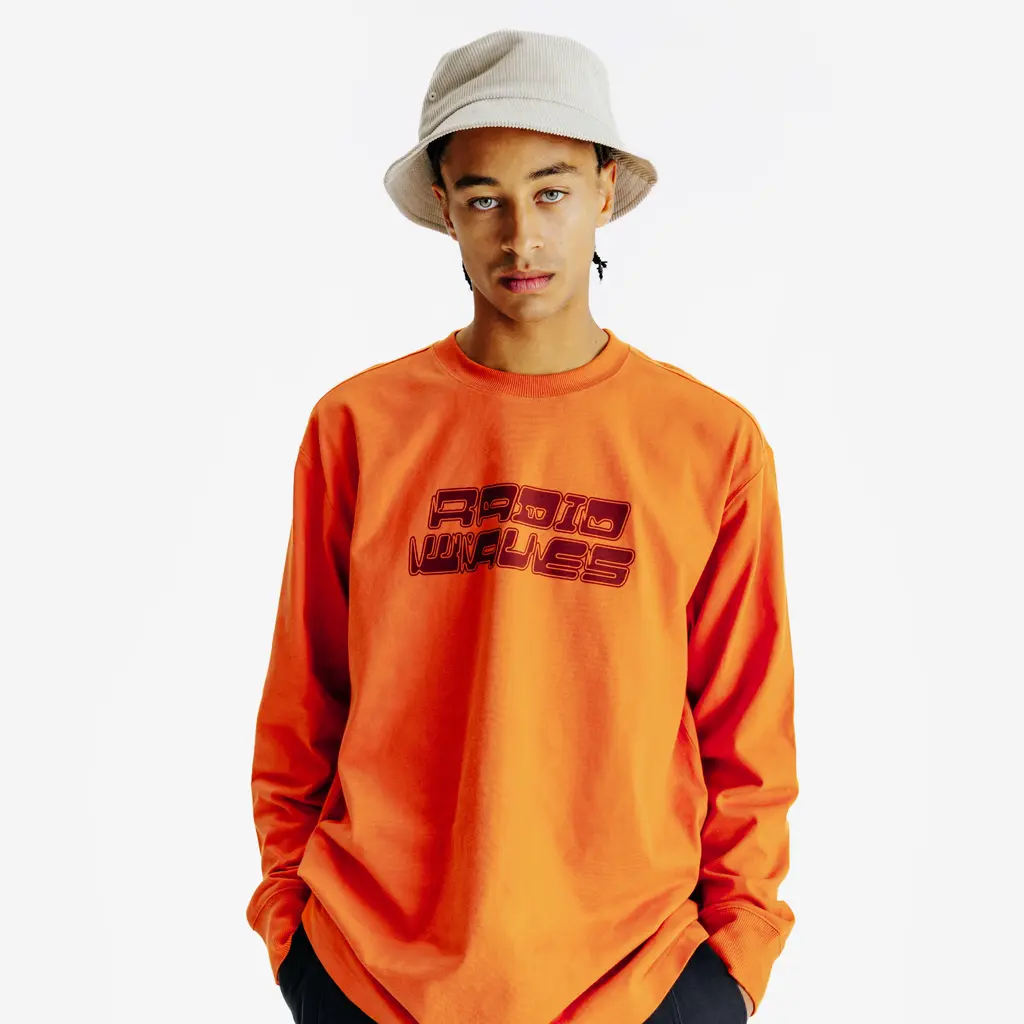 Muška majica dugih rukava Graphic T-shirt Lifetech narandžasta