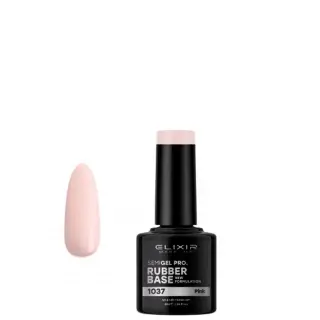 Elixir Baza za nokte Semi Rubber Base 1037 Pink, 8ml
