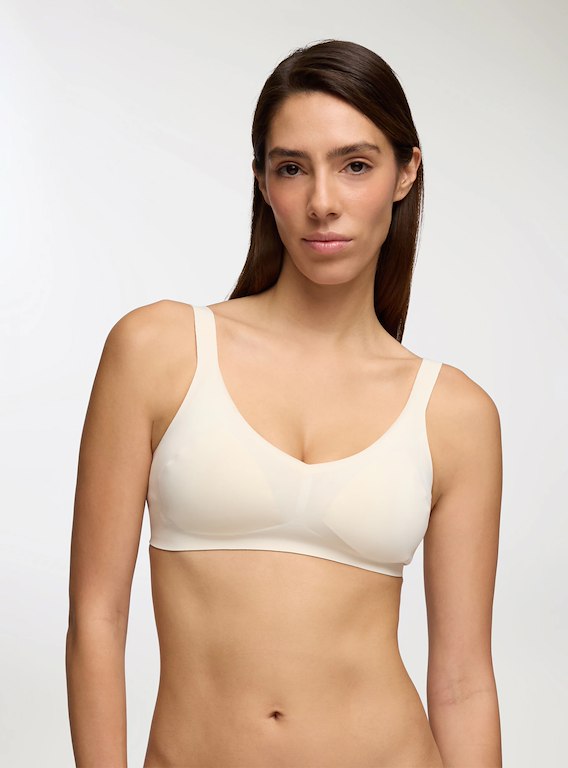 Bralet grudnjak sa sirovim rubom Bela vuna