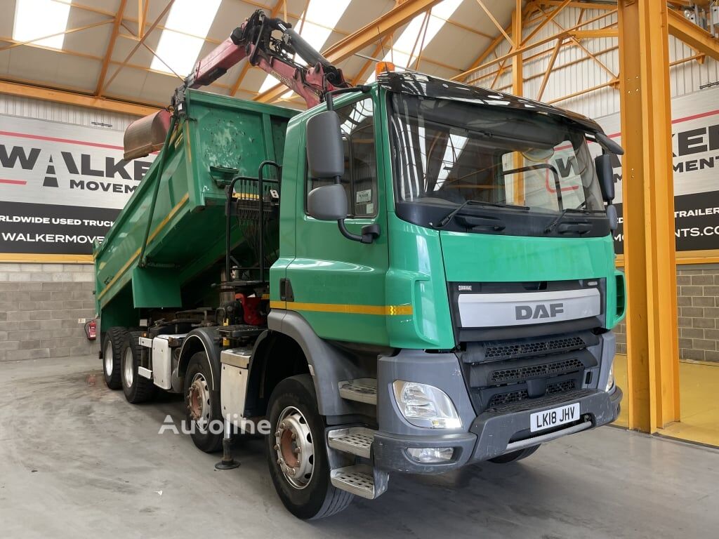 DAF CF 400 8X4 *EURO 6* TIPPER GRAB – 2018 – LK18 JHV kiper