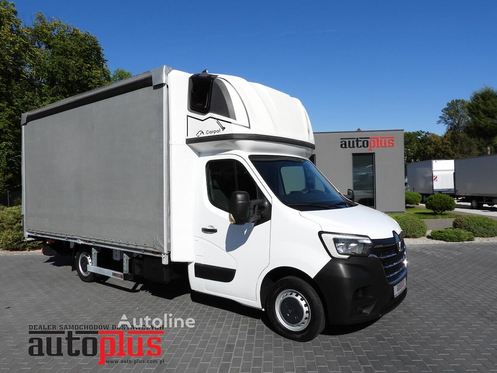 Renault MASTER PLANDEKA WINDA 10 PALET WEBASTO TEMPOMAT LEDY PNEUMATYKA kamion s ceradom < 3.5t