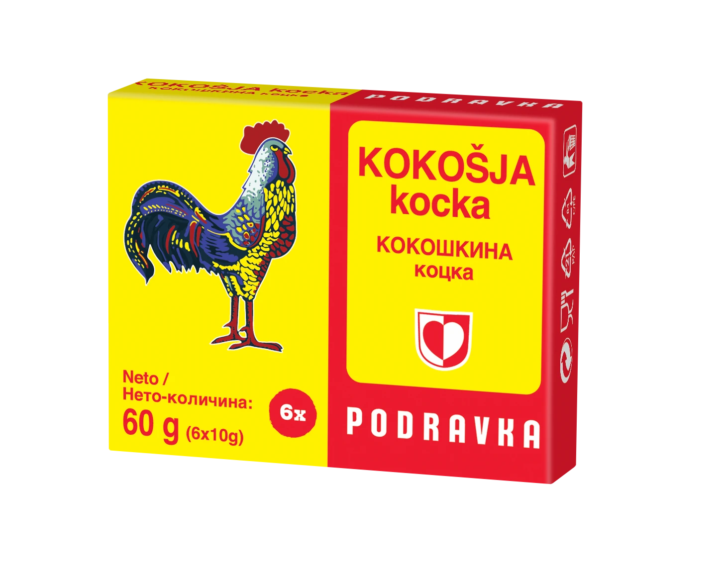 PODRAVKA pileća kocka retro 60g