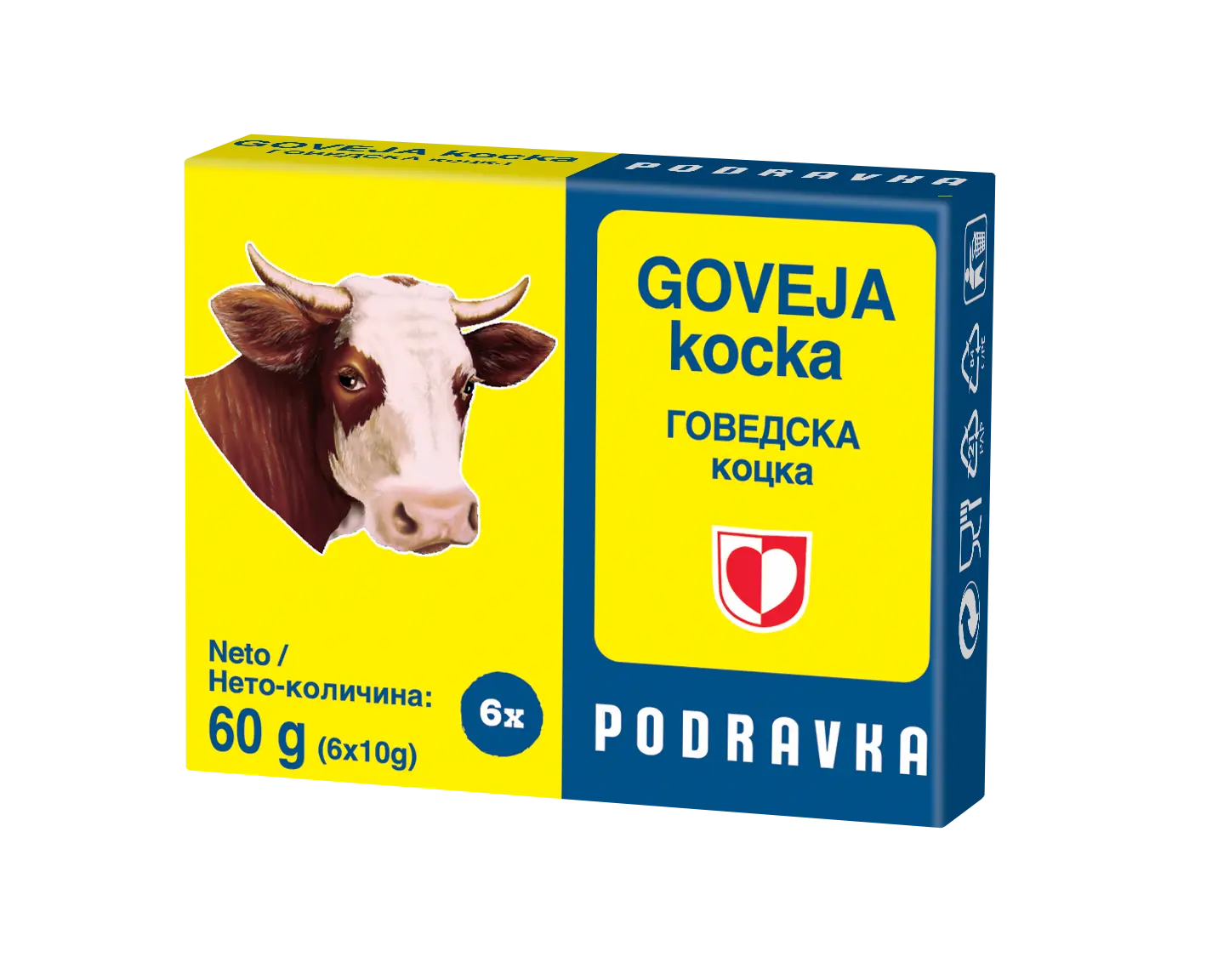 PODRAVKA goveđa kocka retro 60 g