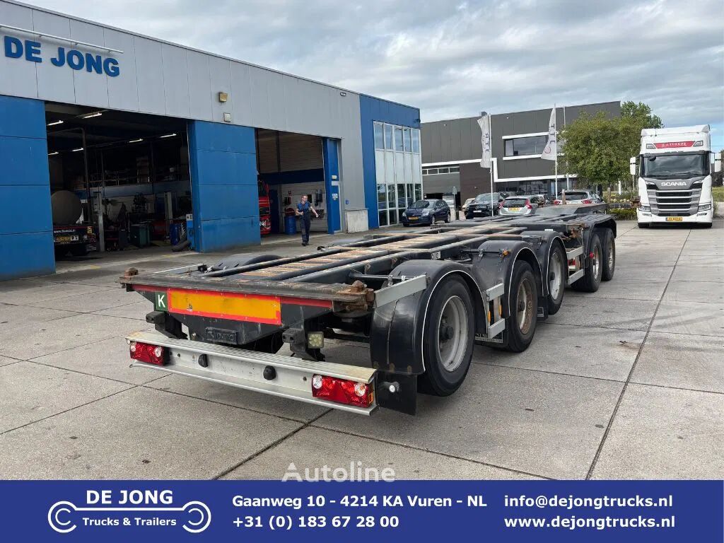 D-Tec CT-60-05D / 5 Axles / 3x Steering Axle / 4x Lift Axle / BPW poluprikolica za prevoz kontejnera