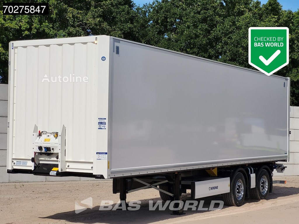 Nova Krone SZ City NEW Lift+Lenkachse Tail Lift furgon poluprikolica