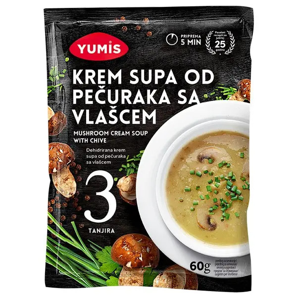 YUMIS Krem Supa od pečuraka sa vlašcem, 60g
