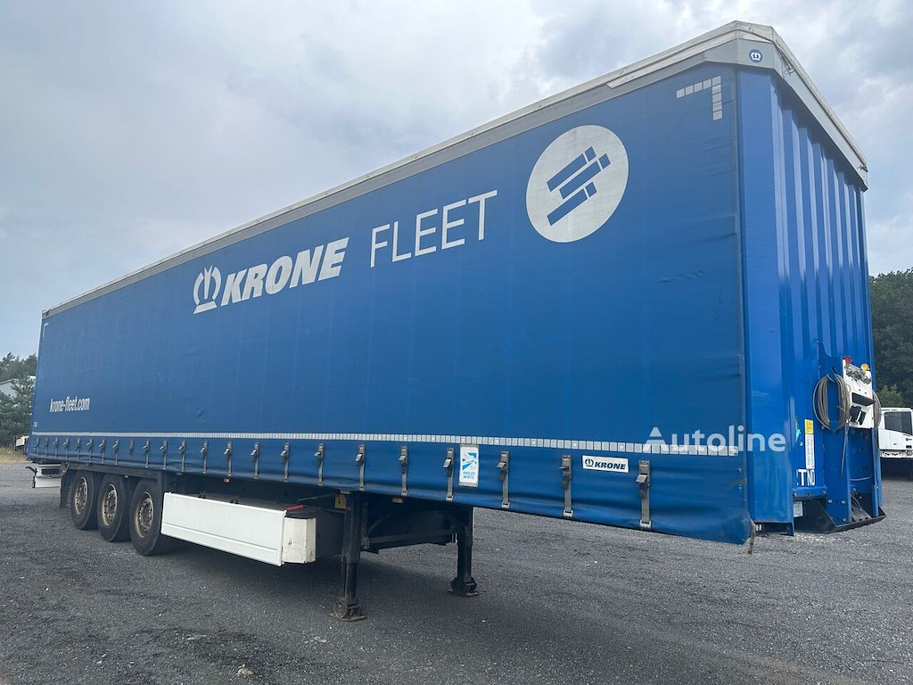 Krone SD DA Seitenplanen/ Curtains / Palettenkasten poluprikolica s ceradom