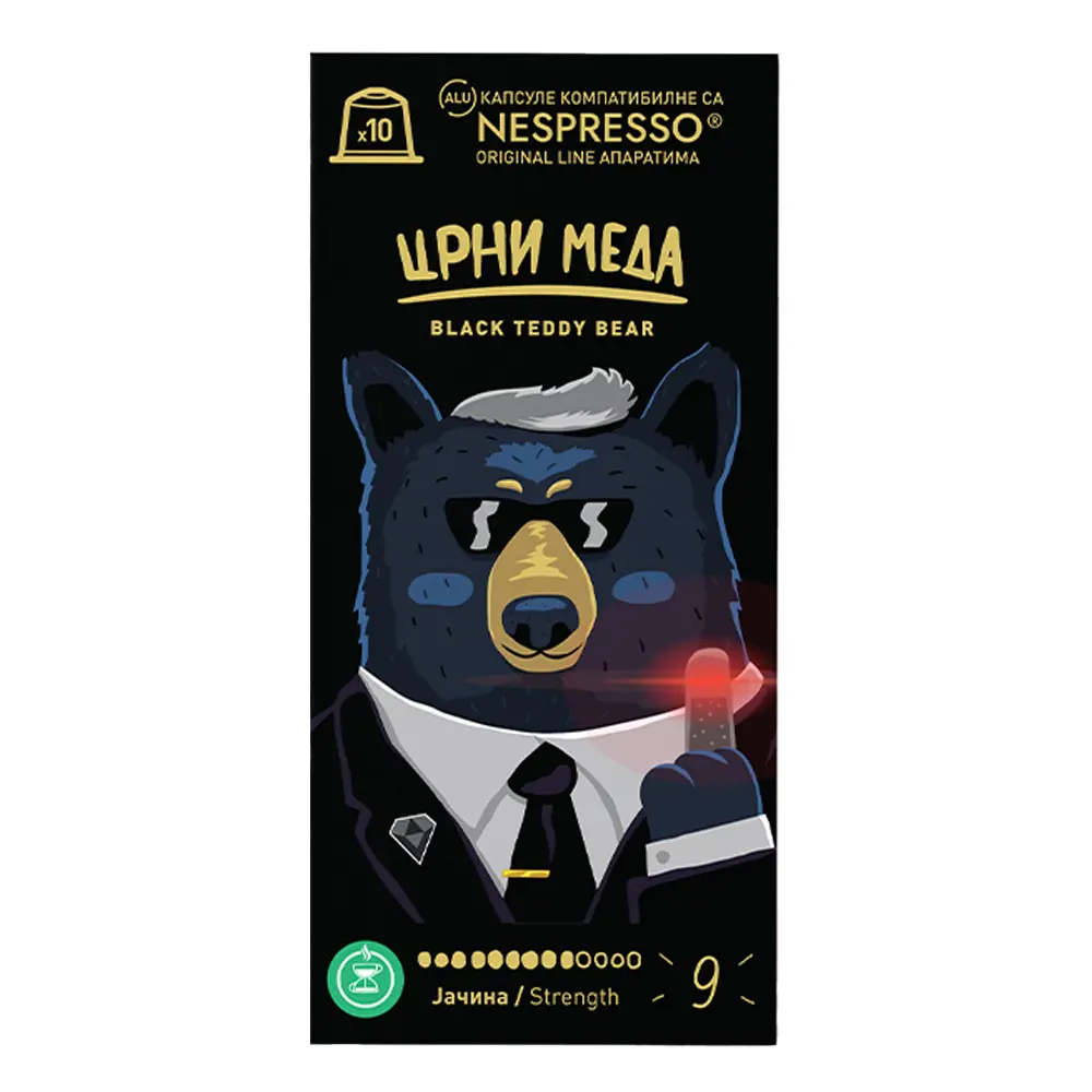 Kilo Coffee Roasters Kapsule za Nespresso Crni Meda, 10 komada