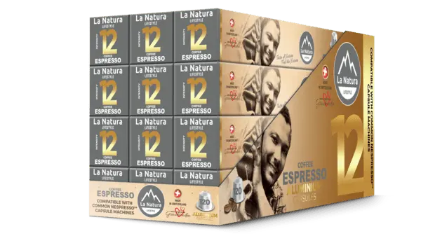 La Natura Lifestyle Kapsule za kafu ALU Espresso BAG ND DACH MK, 12x10