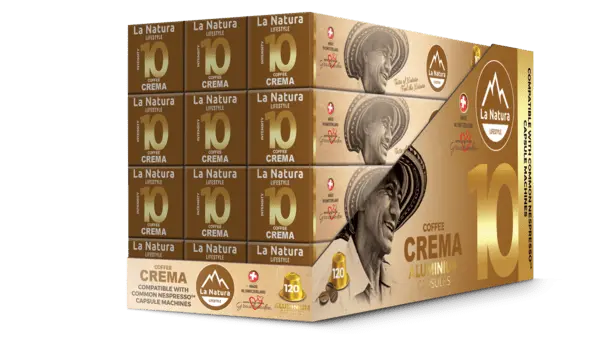 La Natura Lifestyle Kapsule za kafu ALU Crema BAG ND DACH MK, 12x10