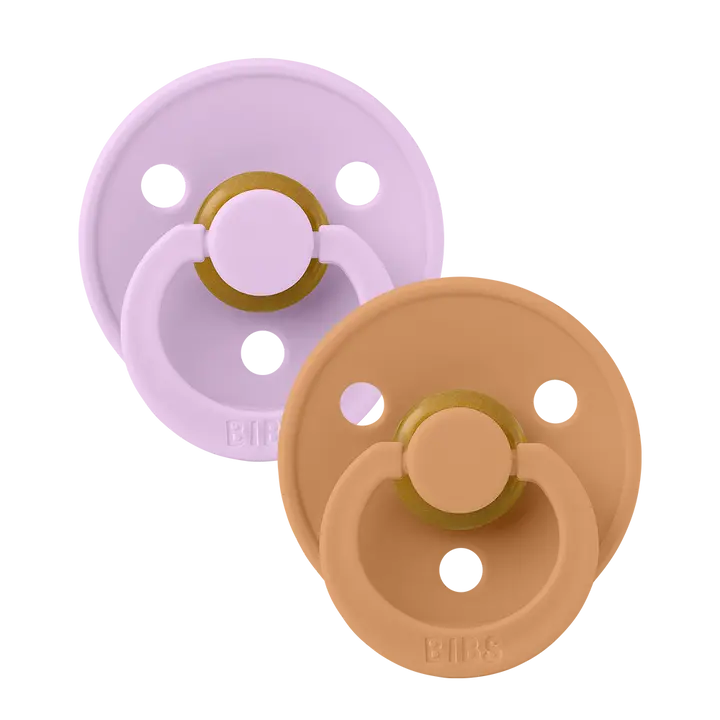 BIBS Cucle, 0-6m, 2 komada, Violet sky & Pumpkin