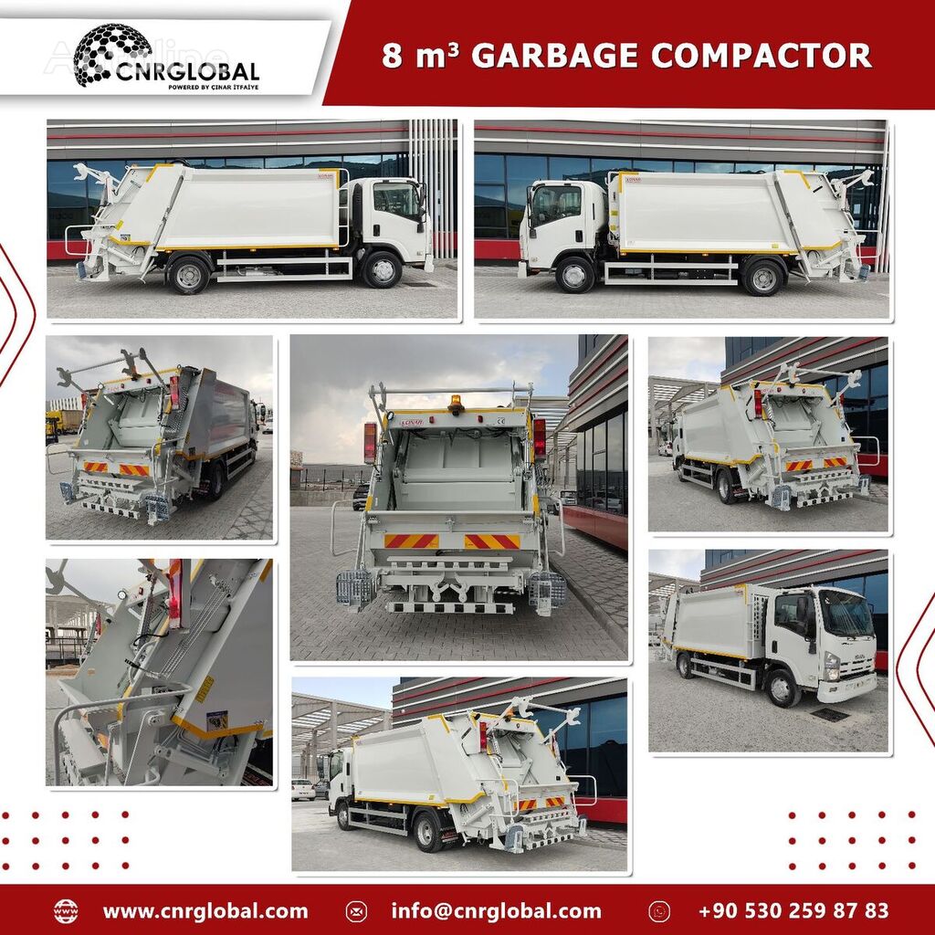 Novi Isuzu 8 M3 GARBAGE COMPACTOR / 2025 kamion za smeće