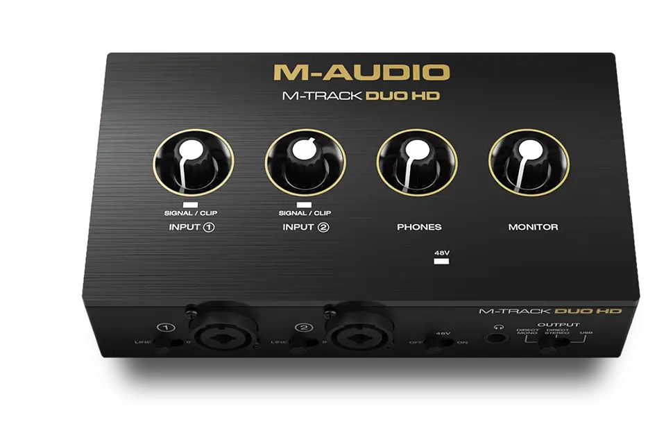 M-Audio Zvučna kartica MTRACK DUO HD, Crna