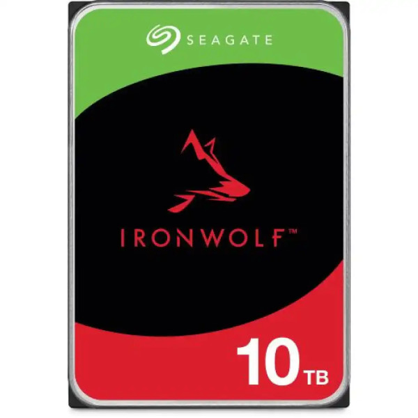 HARD DISK 10TB SATA3 SEGATE IRONWOLF 256MB ST10000VN0000