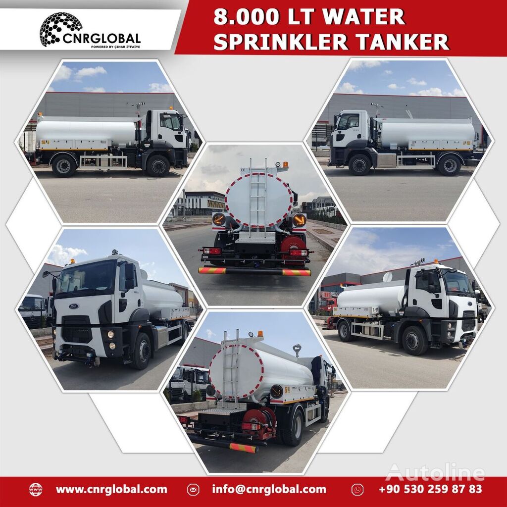 Nova Ford 8.000 LT WATER SPRINKLER TANKER / 2025 cisterna za pranje ulica