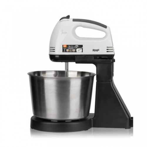 Ručni mikser sa posudom bela/inox 270W 2L RAF R.6637W