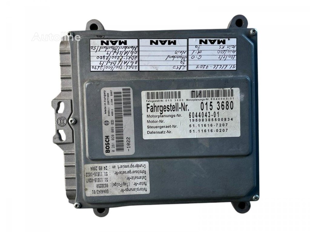 Bosch 4-seriјa 18.284 (01.95-12.05) 0281020009 upravljačka jedinica za MAN 4-series, TGA (1993-2009) kamiona