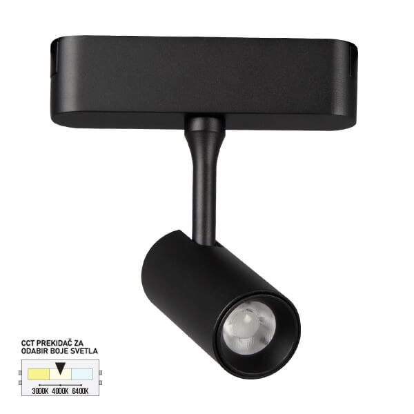 LED magnetni reflektor CCT Ultra slim FMS3001-7 BK