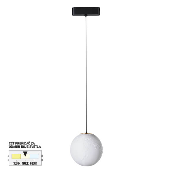 LED magnetna visilica CCT Ultra slim FMS4003-7 BK