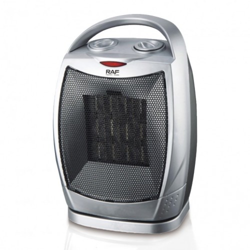 Keramička rotirajuća grejalica siva 1500W RAF R.1602