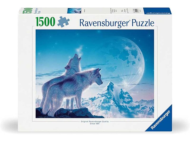 Puzzle slagalica 1500 delova Vukovi u zoru Ravensburger 12000702
