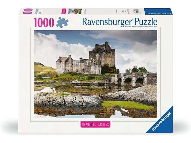 Puzzle slagalica 1000 delova Zamak Ejlin Donan Škotska Ravensburger 12001337