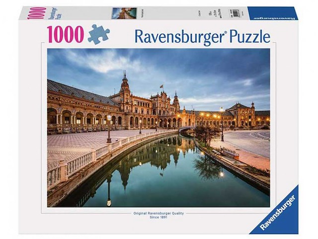 Puzzle slagalica 1000 delova Španski trg Sevilja Ravensburger 12001236