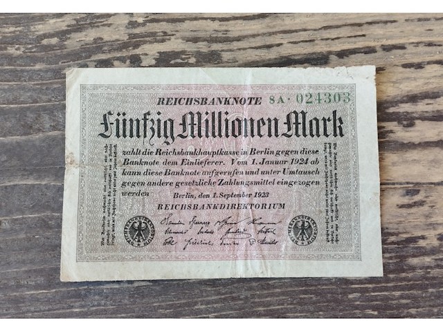 NEMACKA 1923 JEDNOSTRANA