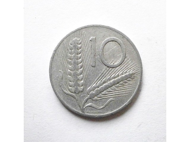 Italija 10 lira 1955