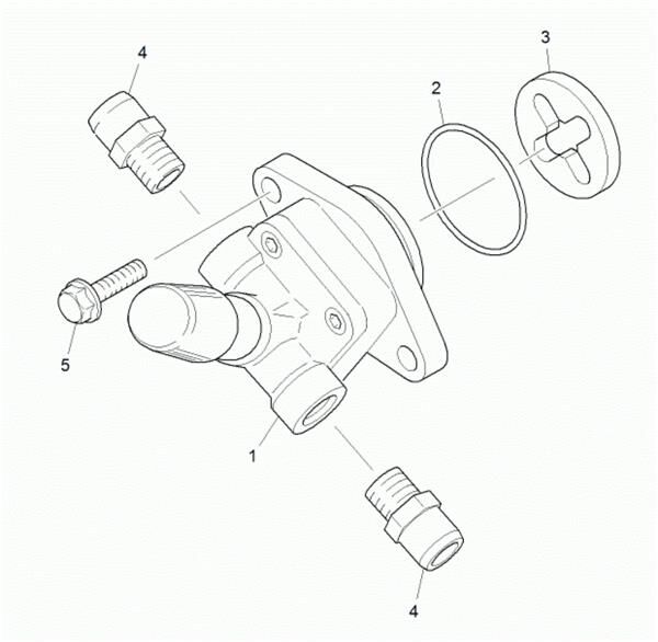 1536255 pumpa za gorivo niskog pritiska za Scania Serie 4 (P/R 164 L)(2001->) kamiona