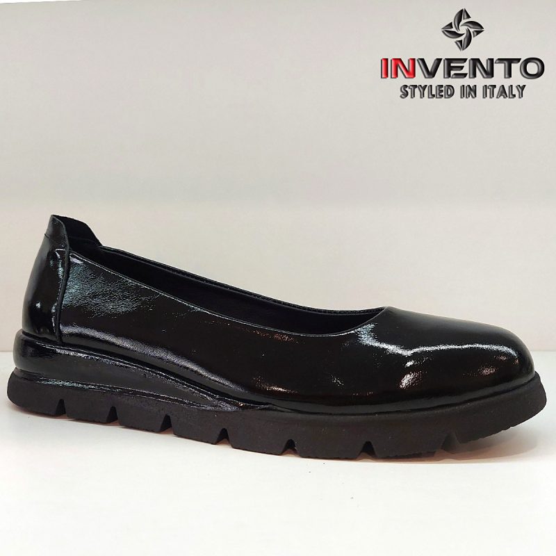 „invento“ kožna lak baletanka