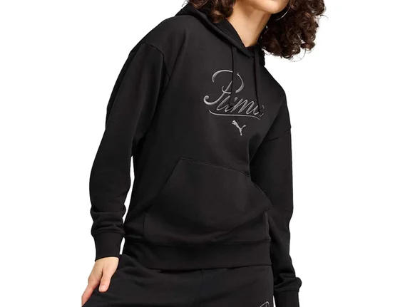 Puma Ženska dukserica Ess Script Comfort Hoodie Tr 684983-01