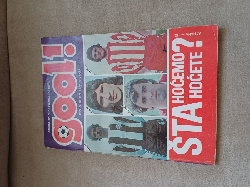 gool! broj 4 jugoslovenska fudbalska revija