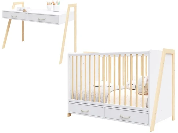 Lettino Krevetac Luna 2u1 + Fioka