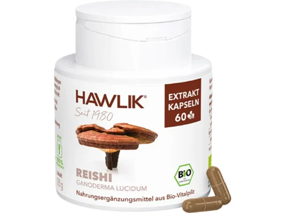 Hawlik Organic Reishi ekstrakt 60 kapsula