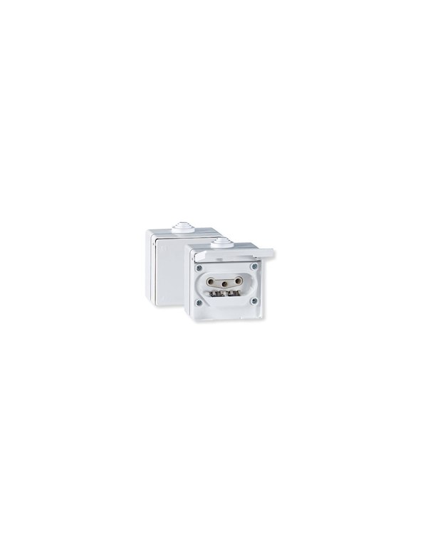Priključnica tropolna za na zid IP54 16A 440V~ sa porcelanskim jezgrom