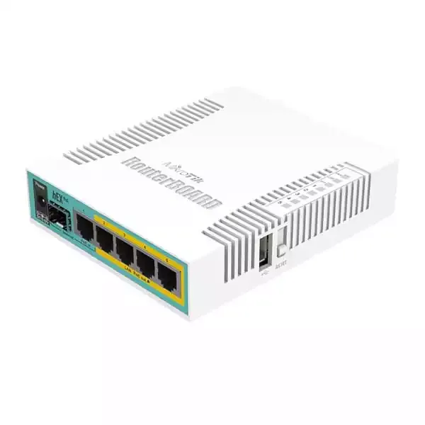 Mikrotik Routerboard RB960PGS hEX PoE 3G/4G-LTE & PoE svič 5xLAN/WAN+SFP+USB
