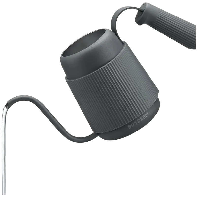 BUYDEEM Gooseneck Pour Over Coffee Kettle, model CD2006, color Ink Grey