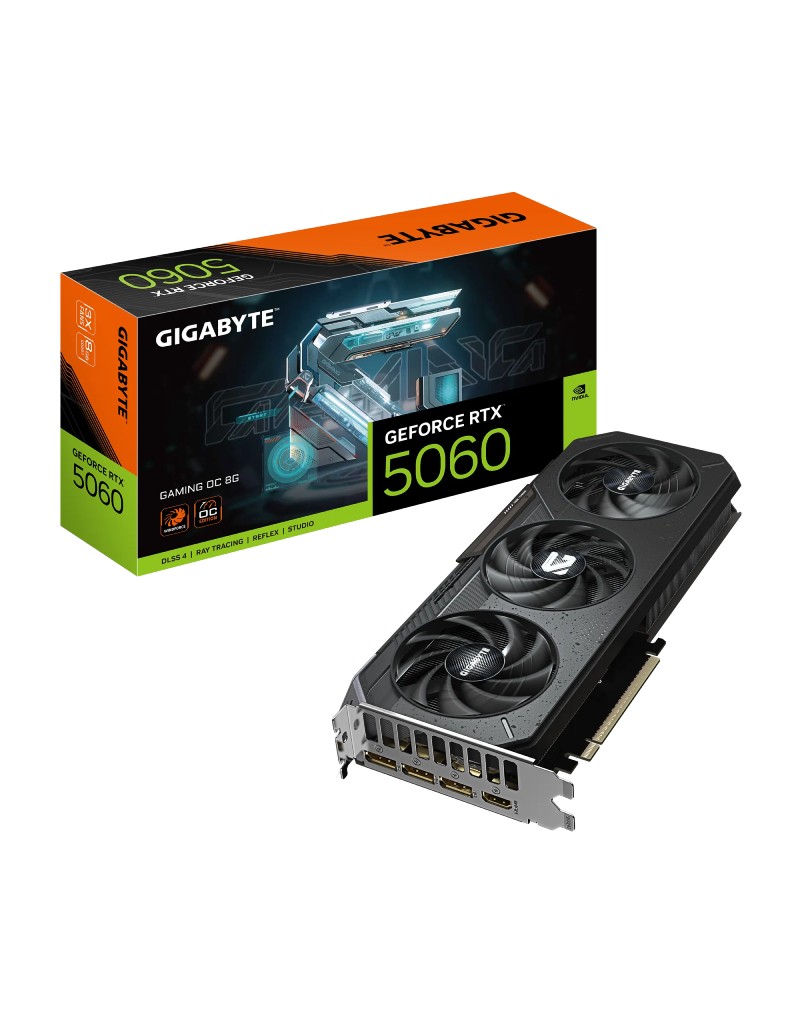 GIGABYTE nVidia GeForce RTX 5060 GAMING 8GB 128bit GV-N5060GAMING OC-8GD rev. 1.0 graficka karta