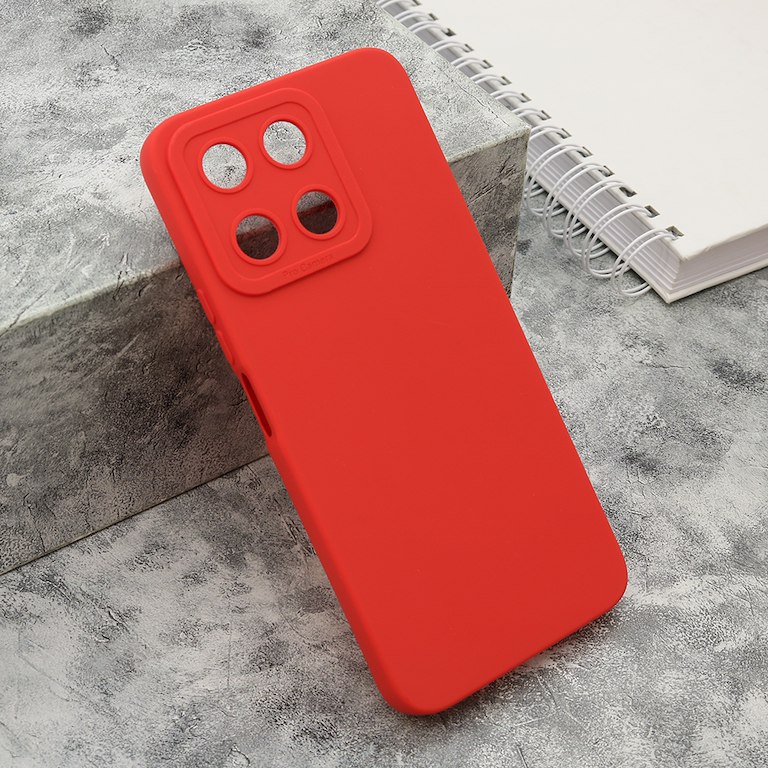 Zastitna silikonska maska (futrola) Pro Camera - Huawei Honor X5b crvena (MS)