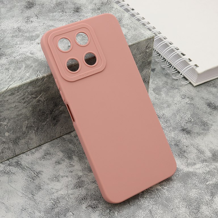 Zastitna silikonska maska (futrola) Pro Camera - Huawei Honor X5b roze (MS)
