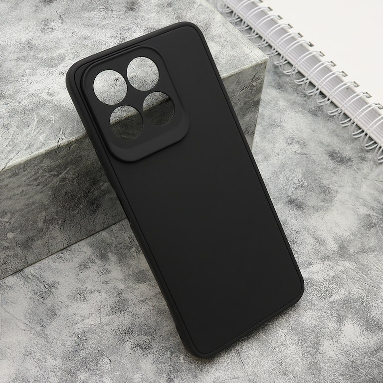 Zastitna maska (futrola) Soft 3D camera - Huawei Honor X6c crna (MS)