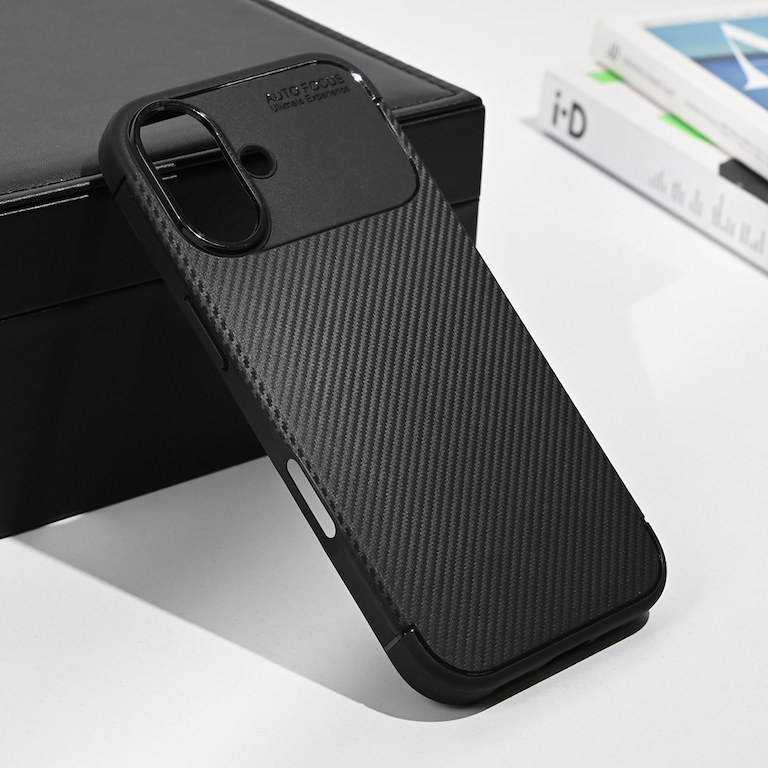 Zastitna maska (futrola) Defender Carbon - iPhone 17 crna