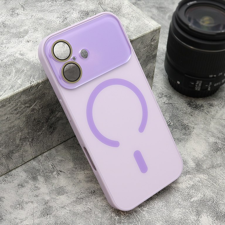 Zastitna maska (futrola) PASTELPOP MagSafe - iPhone 17 ljubicasta (MS)