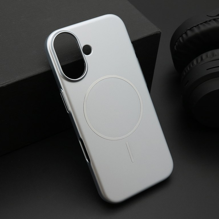 Zastitna maska (futrola) PURE mat MagSafe - iPhone 17 srebrna (MS)