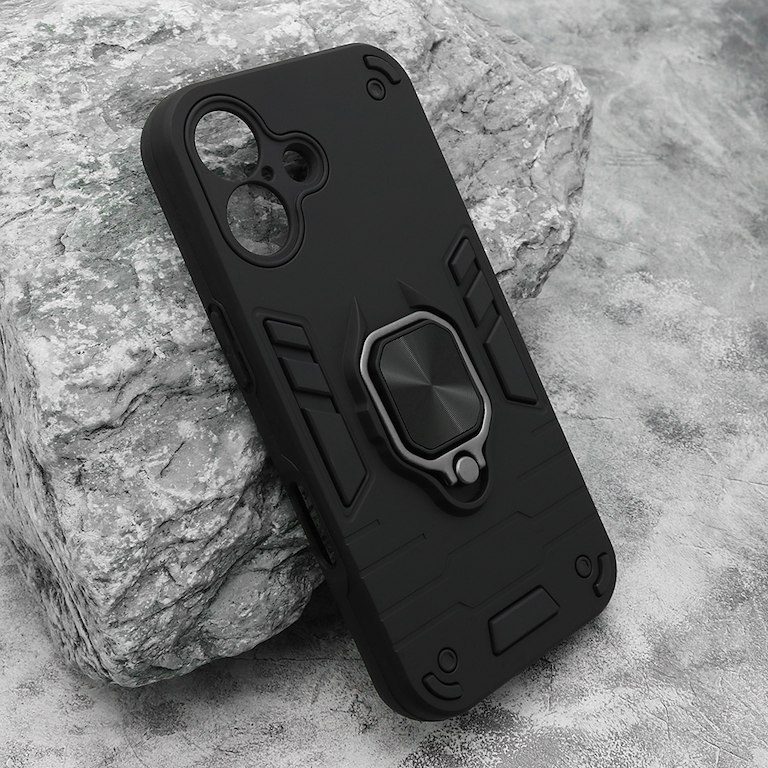 Zastitna maska (futrola) Square ring - iPhone 17 crna (MS)
